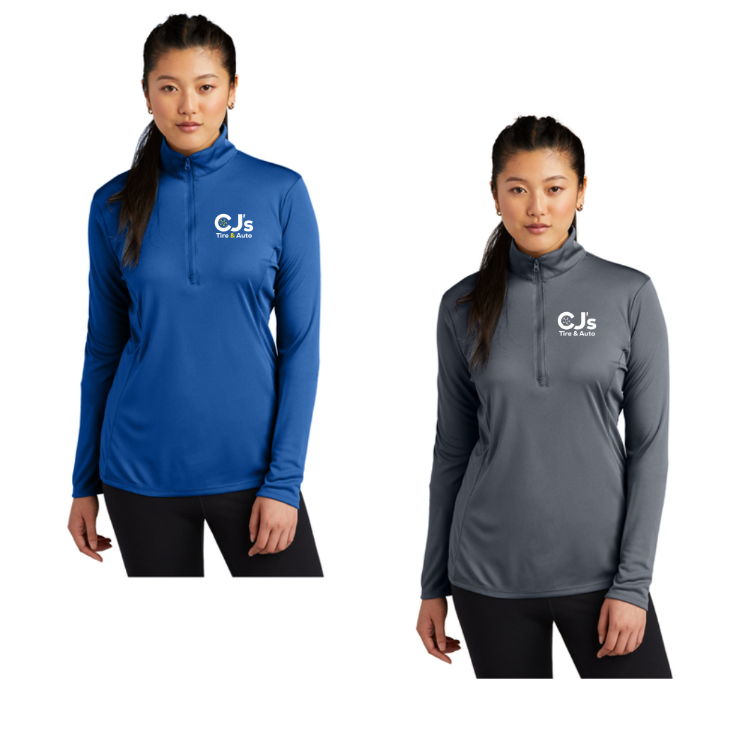 CJ'S TIRE & AUTO - Womens Sport Tek Competitor 1/4 Zip – Sneaker Villa